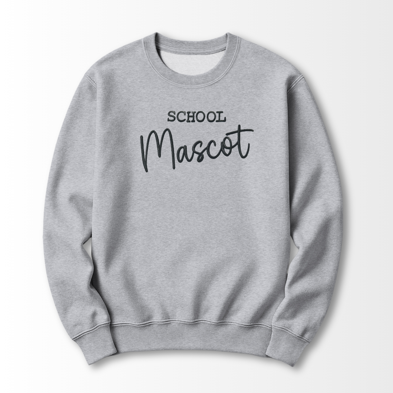 Puff Mascot Embroidered Sweatshirt – Five Studio